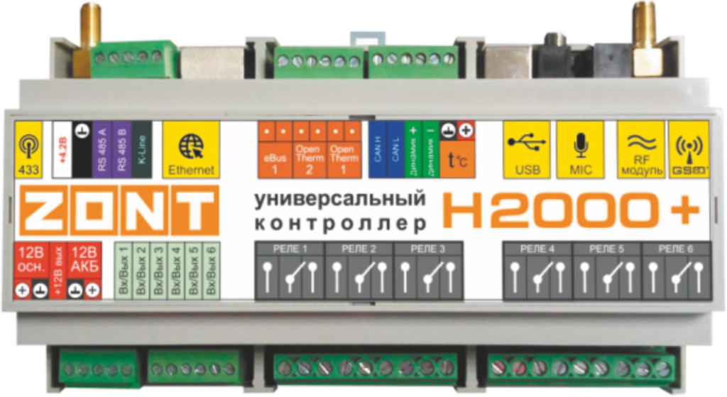 Универсальные контроллеры отопления Zont - купить контроллер Зонт
